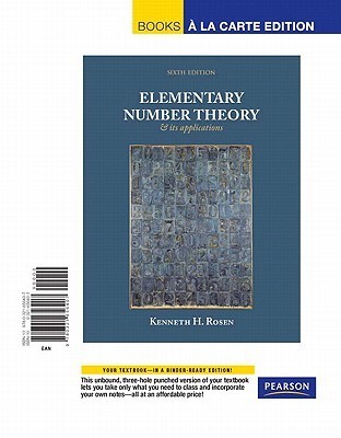 Elementary Number Theory & Its Applications by Kenneth H. Rosen | Goodreads