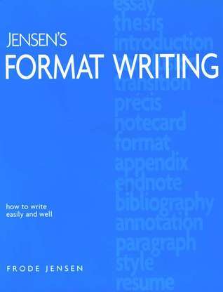 Format Writing by Frode Jensen | Goodreads