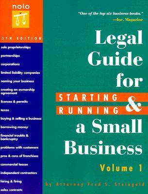 Legal Guide for Starting & Running a Small Business, 5th Ed by Fred S ...