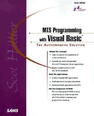 MTS Programming With Visual Basic by Scot Hillier | Goodreads