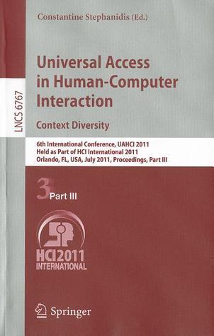 Universal Access in Human-Computer Interaction. Context Diversity: 6th ...