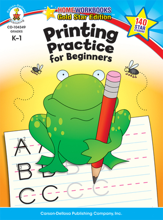 Carson Dellosa Printing Practice for Beginners Activity Book ...