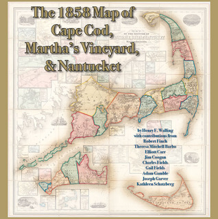 The 1858 Map of Cape Cod, Martha's Vineyard, & Nantucket by Adam Gamble ...