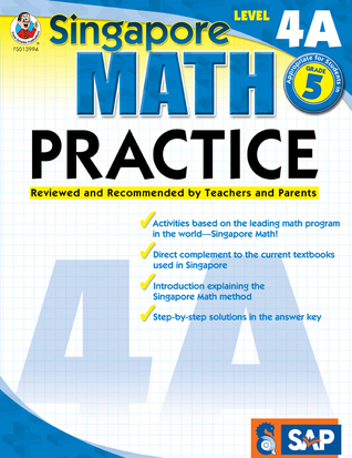 Singapore Math – Level 4A Math Practice Workbook for 5th Grade ...