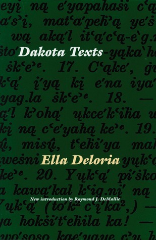 Dakota Texts by Ella Cara Deloria | Goodreads