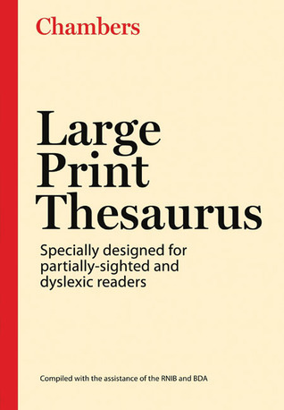 Large Print Thesaurus by Martin Manser | Goodreads