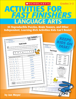 Activities for Fast Finishers: Language Arts: 55 Reproducible Puzzles ...