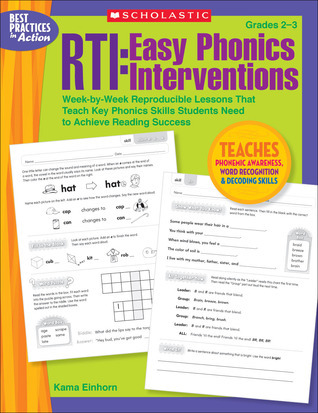 RTI: Easy Phonics Interventions: Week-by-Week Reproducible Lessons That ...