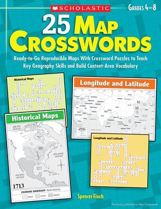25 Map Crosswords: Ready-to-Go Reproducible Maps With Crossword Puzzles ...