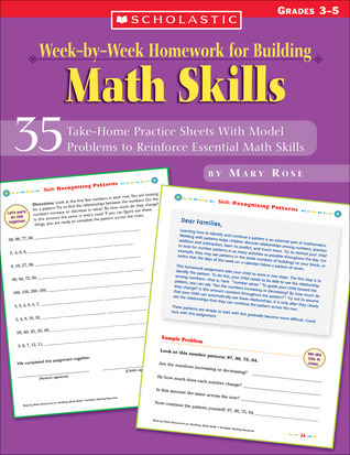 Week-by-week Homework For Building Math Skills by Mary Rose | Goodreads