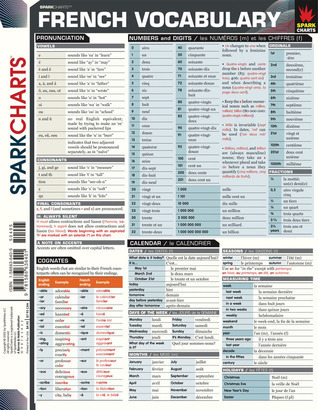 French Vocabulary (SparkCharts) by SparkNotes | Goodreads