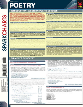 Poetry (SparkCharts) by SparkNotes | Goodreads
