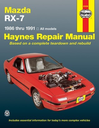 Mazda RX-7 models Including Turbo (86-91) Haynes Repair Manual by ...
