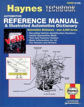 Automotive Reference Manual & Illustrated Dictionary Haynes TECHBOOK by ...