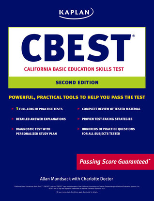Kaplan CBEST: California Basic Educational Skills Test by Allan ...