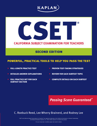 Kaplan CSET: California Subject Examination for Teachers by Lee ...