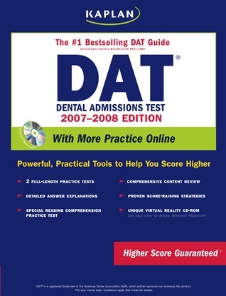Kaplan DAT with CD-ROM, 2007-2008 Edition (KAPLAN DAT by Kaplan Test ...