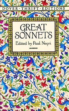Great Sonnets (Dover Thrift Editions) by Paul Negri | Goodreads