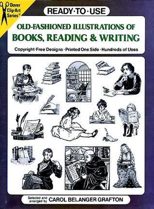 Ready-to-Use Old-Fashioned Illustrations of Books, Reading and Writing ...