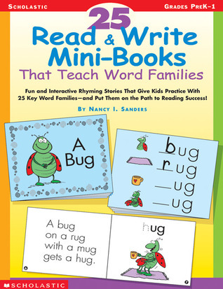 25 Read and Write Mini-Books That Teach Word Families by Nancy I ...