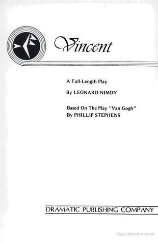 Vincent by Leonard Nimoy | Goodreads