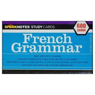 French Grammar Study Cards (SparkNotes Study Cards) by SparkNotes ...