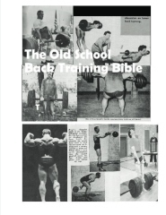 The Old School Back Training Bible by Dave Yarnell | Goodreads
