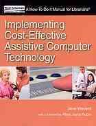 Implementing Cost-Effective Assistive Computer Technology (How-to-Do-It ...