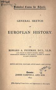 General Sketch of European History by Edward Augustus Freeman | Goodreads