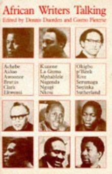 African Writers Talking by Dennis Duerden | Goodreads