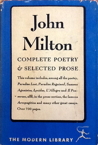 The Complete Poetry and Selected Prose of John Milton by Cleanth Brooks ...