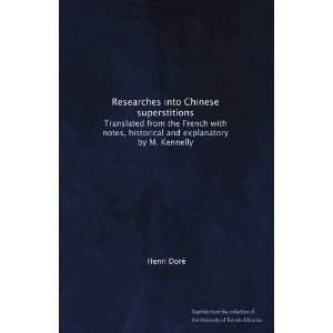 Researches into Chinese Superstitions by Henri Doré | Goodreads