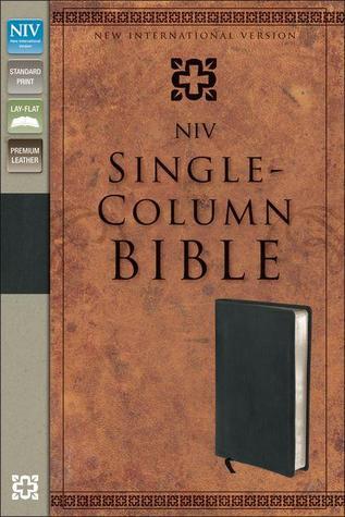NIV Single-Column Bible by Anonymous | Goodreads