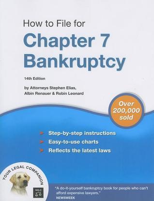 How to File for Chapter 7 Bankruptcy by Stephen Elias Attorney | Goodreads