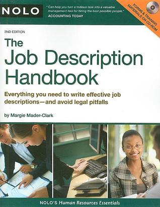 The Job Description Handbook by Margaret Mader Clark | Goodreads