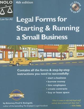 Legal Forms for Starting & Running a Small Business by Fred S ...