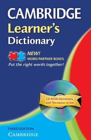 Cambridge Learner's Dictionary with CD-ROM by Cambridge University ...