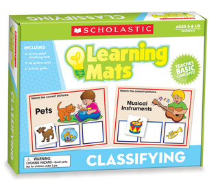 Scholastic Teacher's Friend Classifying Learning Mats, Multiple Colors ...