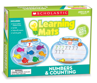 Scholastic Teacher's Friend Numbers & Counting Learning Mats, Multiple ...