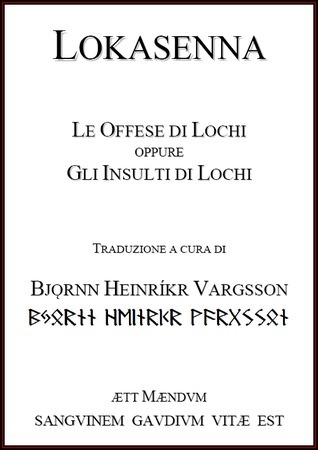 Lokasenna - Le Offese di Loki by Bjǫrn Vargsson | Goodreads