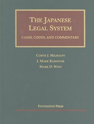 Japanese Legal System: Cases, Codes And Commentary by Curtis J ...