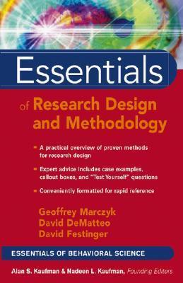 Essentials of Research Design and Methodology by Geoffrey R. Marczyk ...