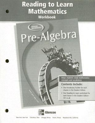 Pre-Algebra, Reading to Learn Mathematics Workbook by McGraw-Hill ...