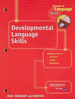 Elements of Language: Developmental Language Skills Book Second Course ...