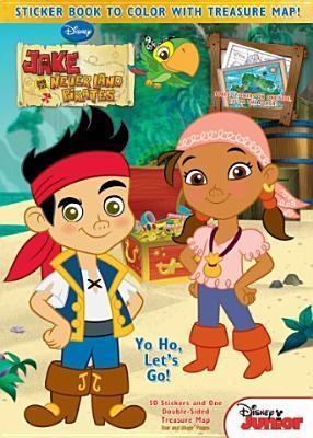 Jake & the Never Land Pirates Sticker Book to Color with Treasure Map ...