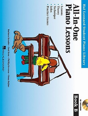 All-In-One Piano Lessons – Book B | Beginner Piano Sheet Music Songbook ...