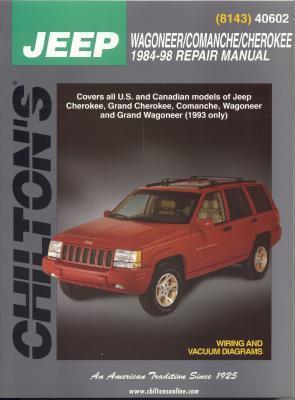 Jeep Wagoneer/Comanche/Cherokee 1984-98 Repair Manual by Chilton | Goodreads