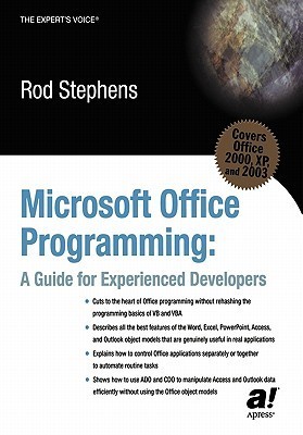 Microsoft Office Programming: A Guide for Experienced Developers by Rod ...