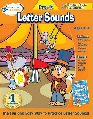 Hooked on Phonics Pre-K Letter Sounds Workbook by Hooked on Phonics ...