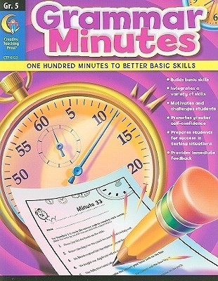 Creative Teaching Press Grammar Minutes, Grade 5 by Kathleen Hex ...